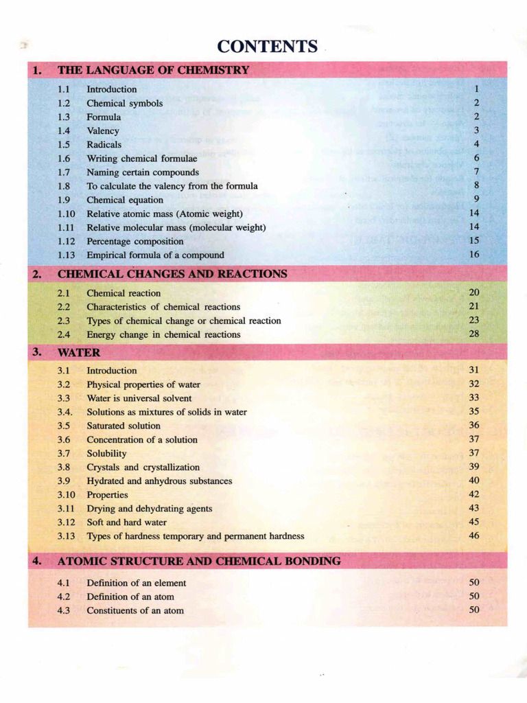 Selina Class 9 Chemistry | PDF