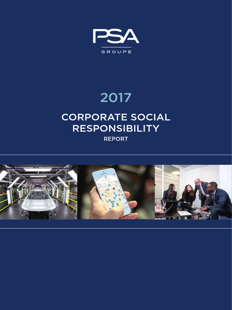 Psa Csr Report 2017 | PDF | Corporate Social Responsibility ...
