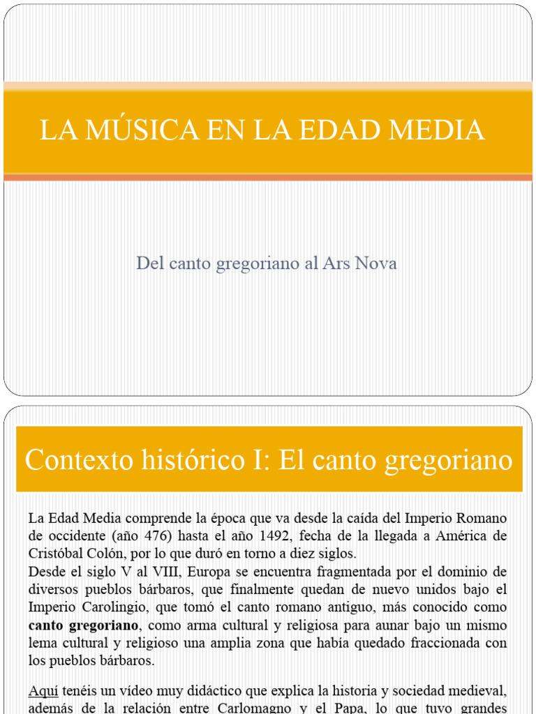 Power Point Edad Media | Descargar gratis PDF | Modo (música) | Edades ...