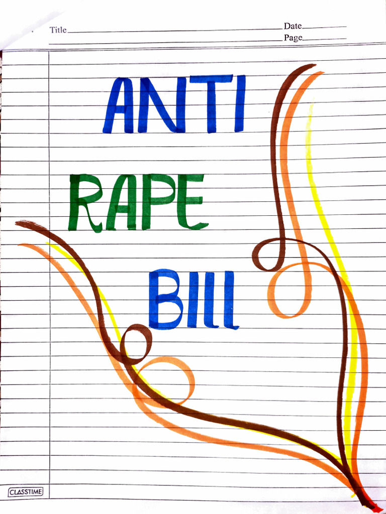 Anti Rape Bill | PDF