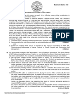 AAT Past Paper | PDF | Going Concern | Audit