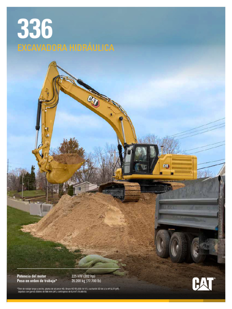 Excavadora CAT - 336 | PDF | Motores | Arranque
