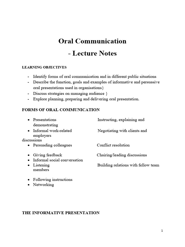 Oral Communication E LEARNING 5 | PDF | Persuasion | Public Speaking