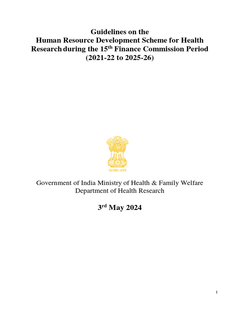 HRD Guidelines - 8 May 2024 | PDF | Doctor Of Medicine | Medical School
