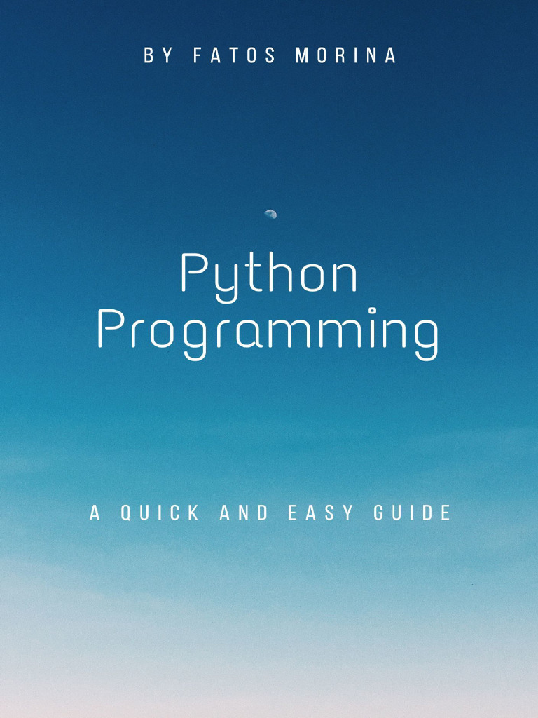 Pythonprogrammingquickguide Pdf Boolean Data Type String Computer Science