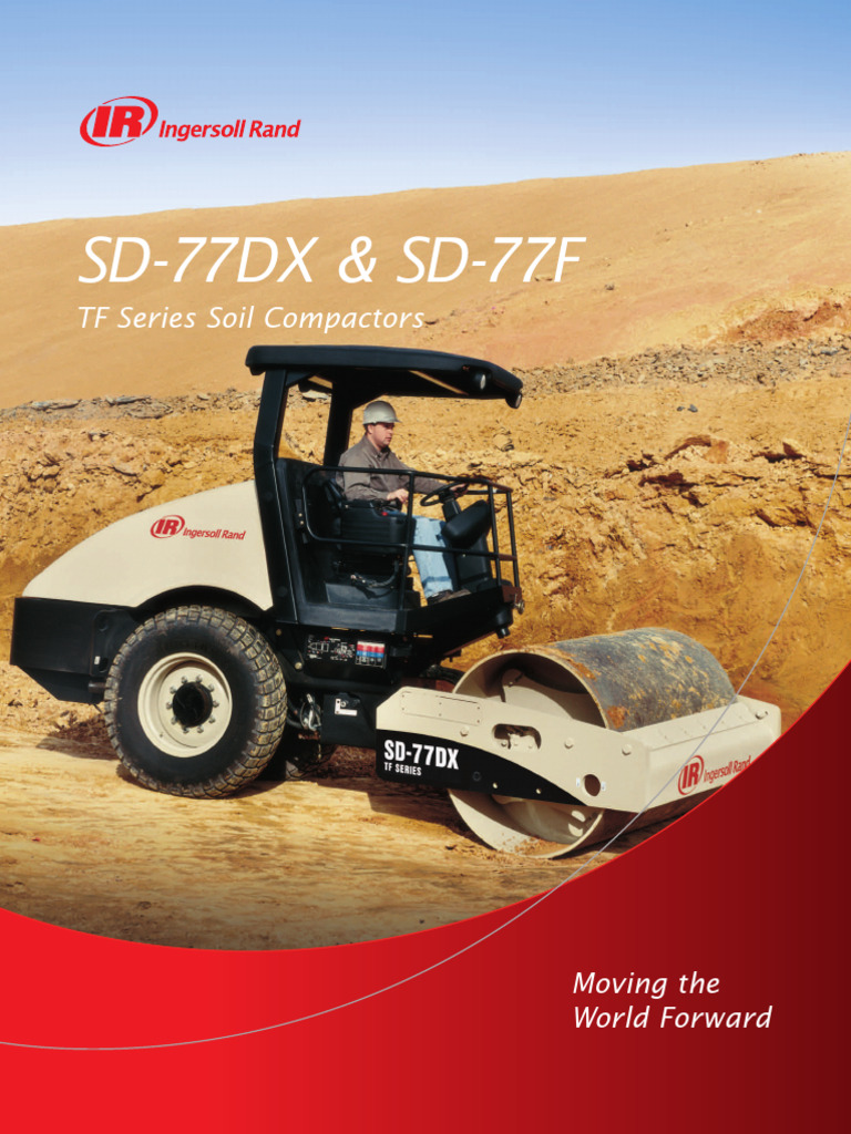 SD-77DX & SD-77F: TF Series Soil Compactors | PDF | Engines | Vehicles