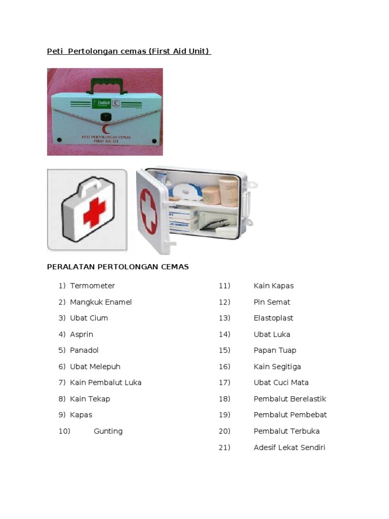 Peti Pertolongan Cemas | PDF