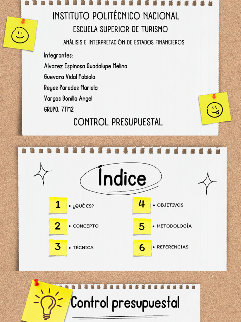 Presentación Control de Presupuestos | PDF | Presupuesto | Planificación