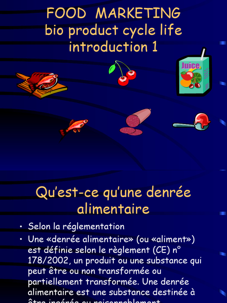 MK Alimentaire Introduction 1 | PDF | Nourritures | Escherichia coli