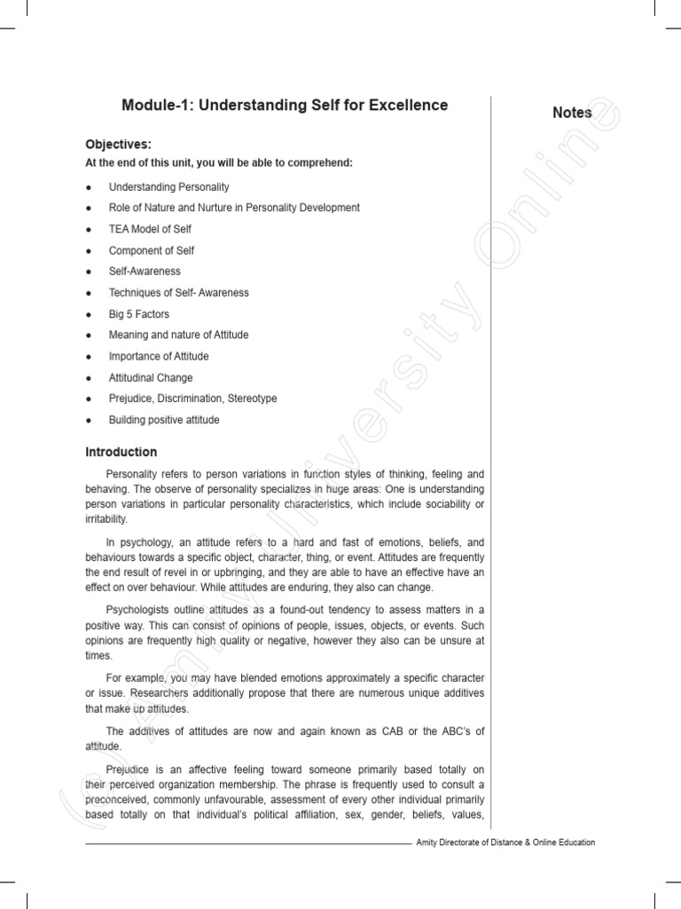 BS105 - Individual Excellence in Social Dynamics | PDF | Identity (Social Science) | Nature ...