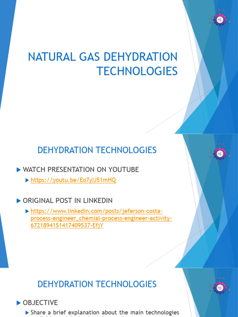Natural Gas Dehydration Technologies - with links | PDF | Adsorption ...