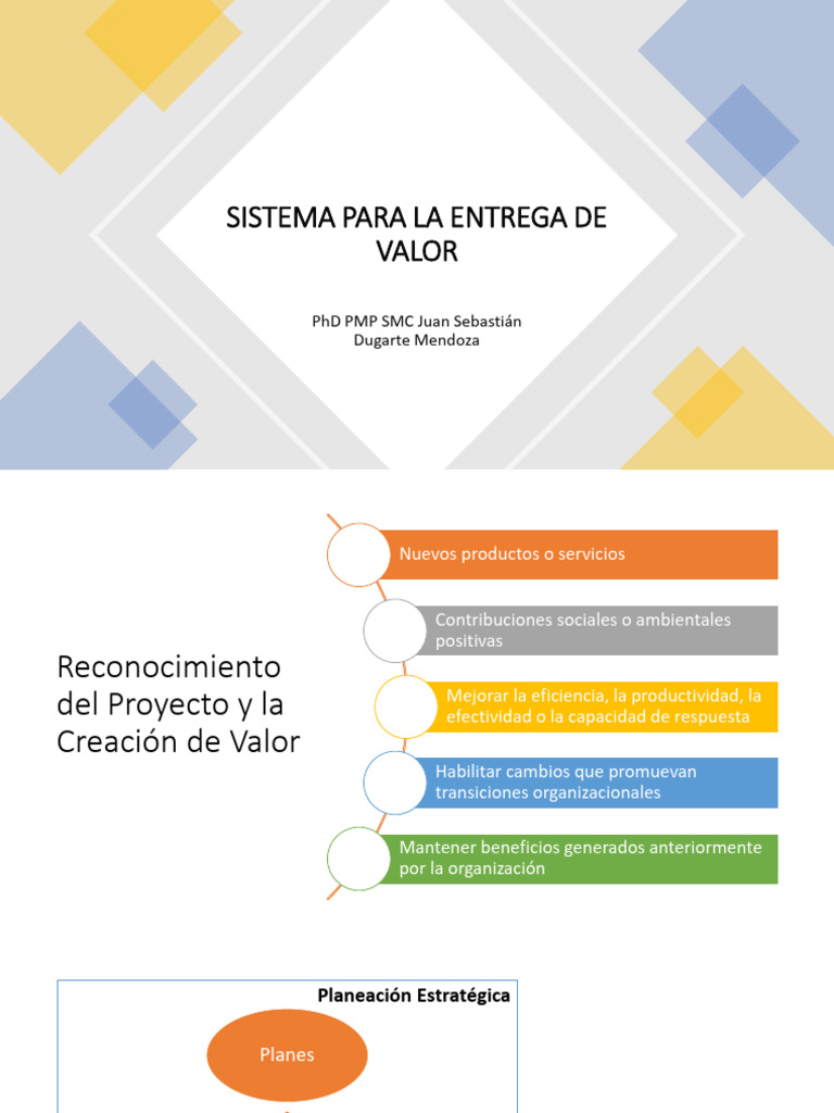 Sistema para La Entrega de Valor | PDF | Economias | Business