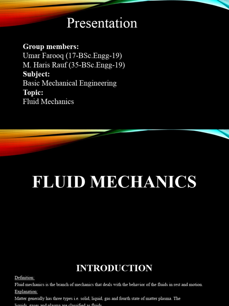 Fluid Mechanics17 | PDF | Fluid Mechanics | Fluid Dynamics