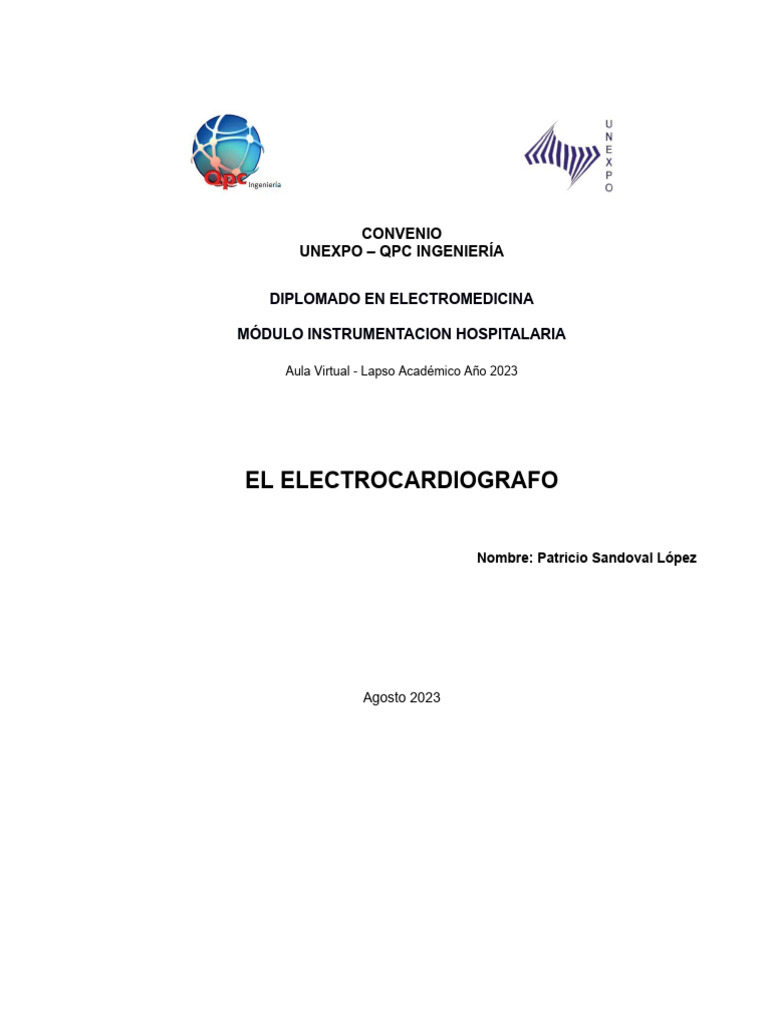 Informe ECG | Descargar gratis PDF | Electrocardiografia
