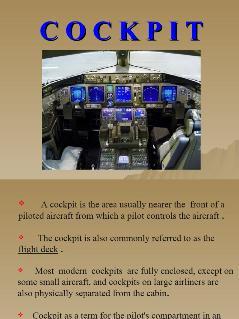 Cockpit | PDF | Airspeed | Cockpit