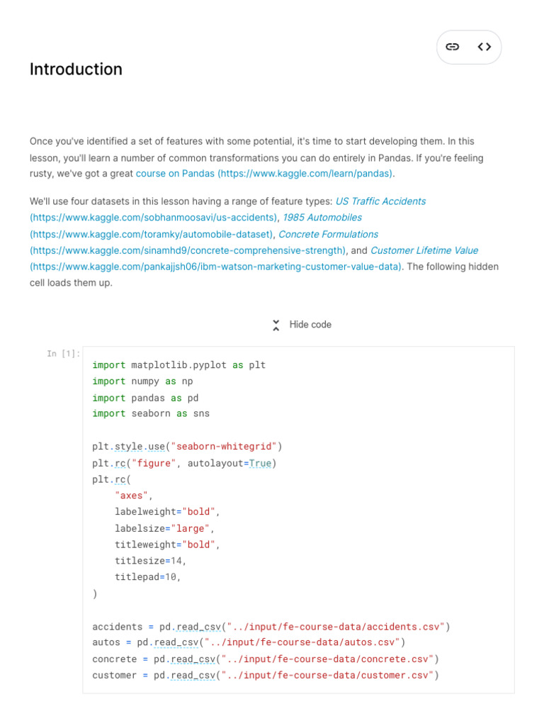 3 Creating Features - Kaggle | PDF | Artificial Neural Network ...