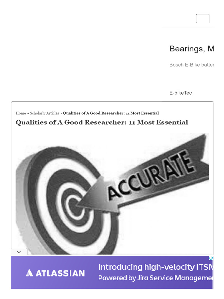 Essential Qualities of a Researcher | PDF | Knowledge | Mind