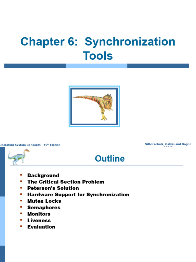 Chapter 6 Synchronization Tools | Download Free PDF | Computer Programming | Office Equipment