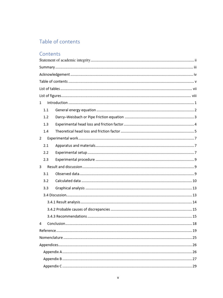 Frictional Loss in Straight Pipe - 1-6 | PDF | Fluid Dynamics | Mechanical Engineering
