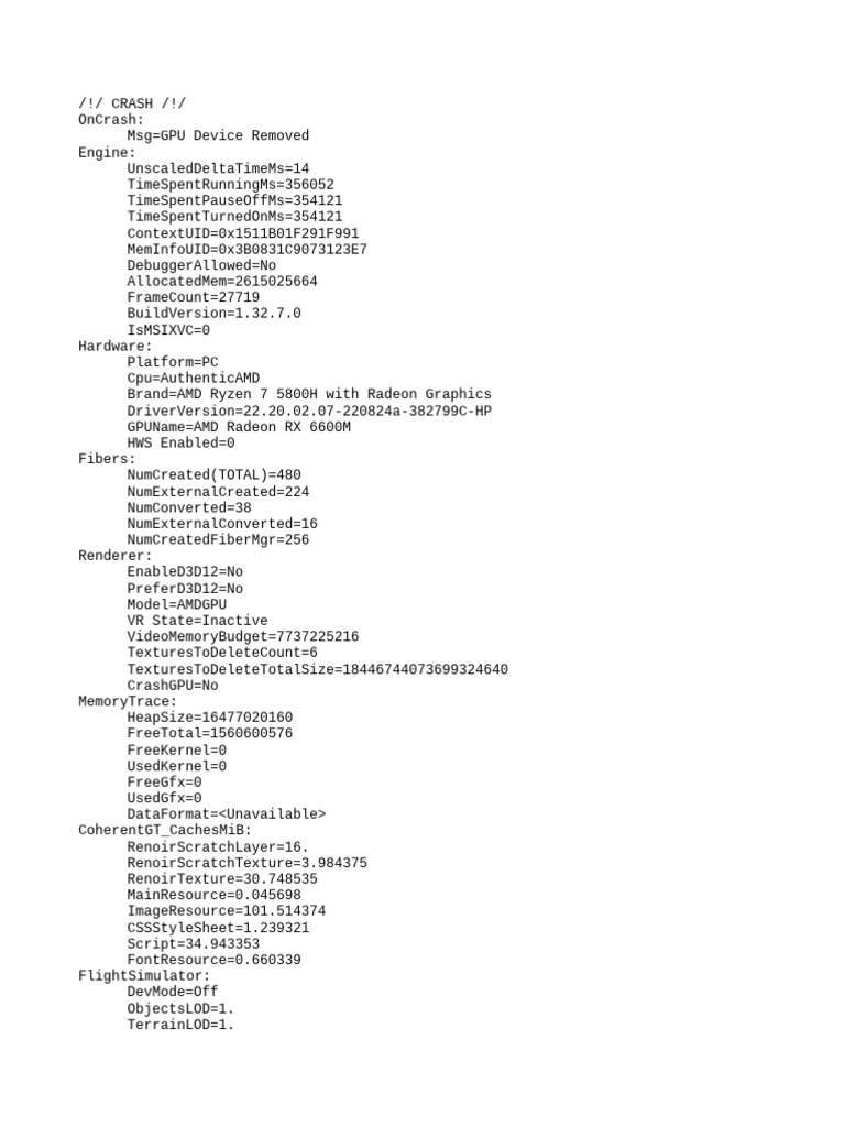 Crash Report | Download Free PDF | Computing | Ibm Pc Compatibles