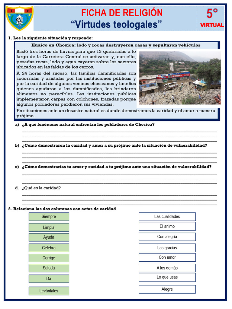 Ficha Religion 15-09 | PDF