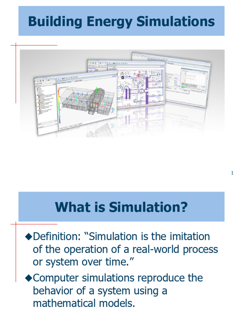 Lecture 01 | PDF | Simulation