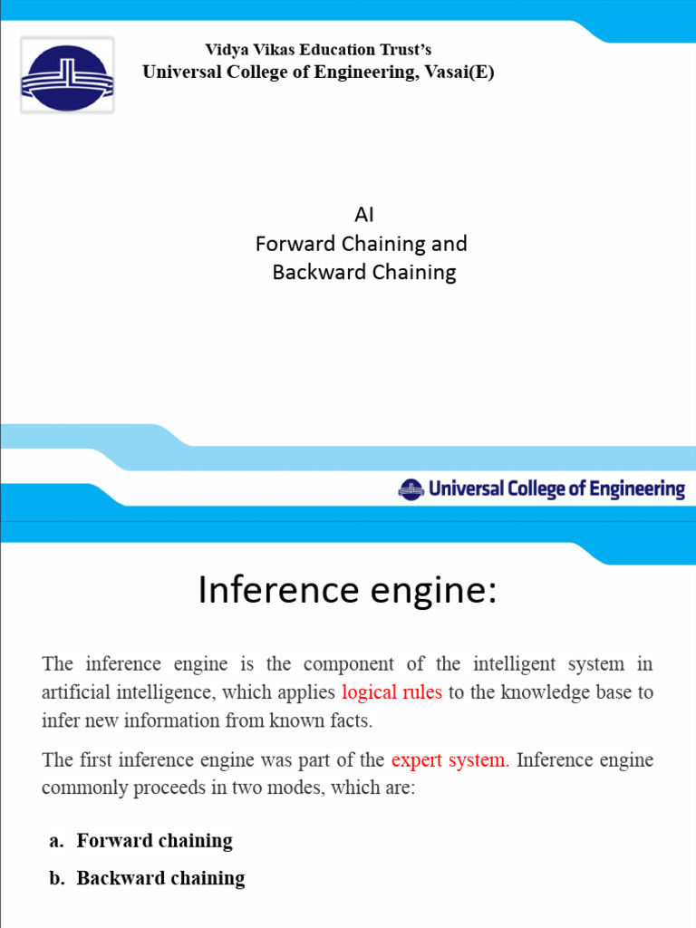 4.6forward and Backward Chaining | PDF | Inference | Mathematical Logic