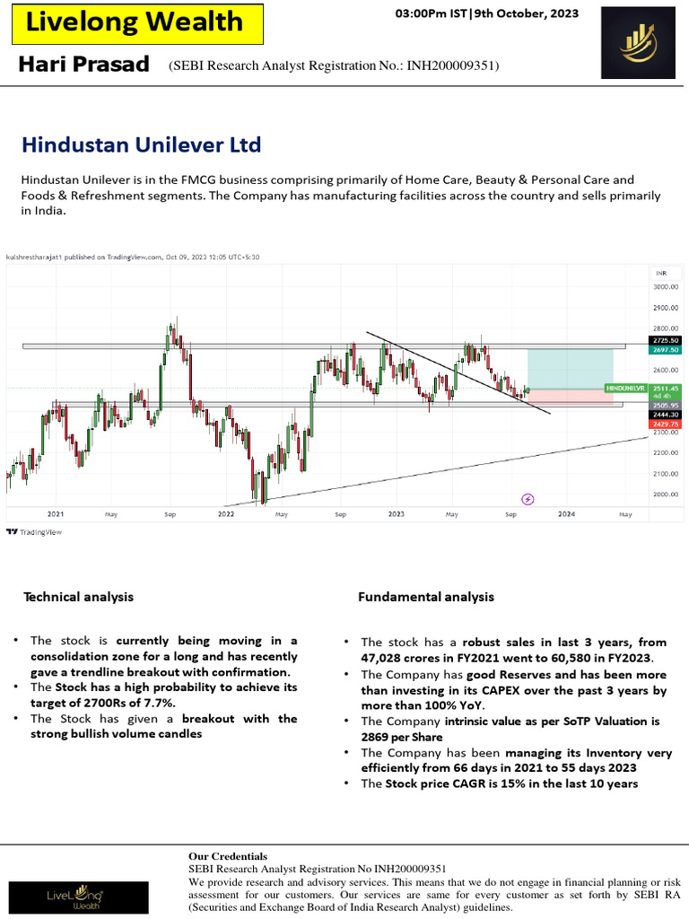 HUL Analysis (1) | PDF