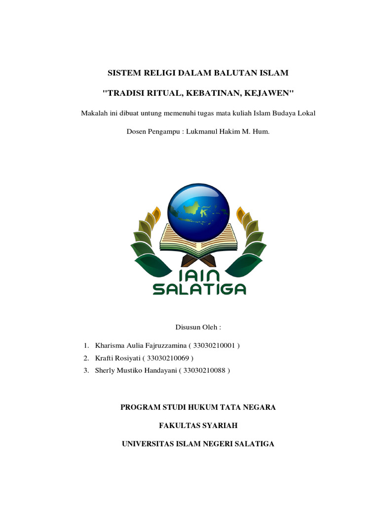 K.07 Sistem Religi Dalam Balutan Islam, Tradisi Ritual | PDF | Ilmu ...