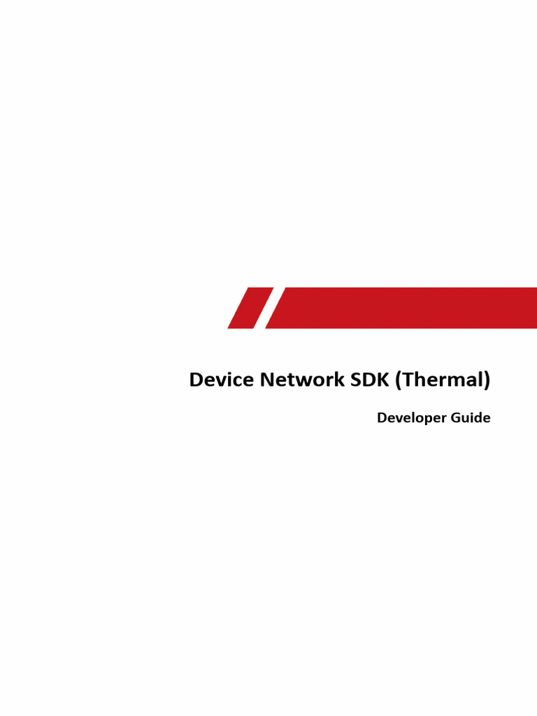 Device Network SDK (Thermal) - Developer Guide - V6.1.5.X - 20230330 ...