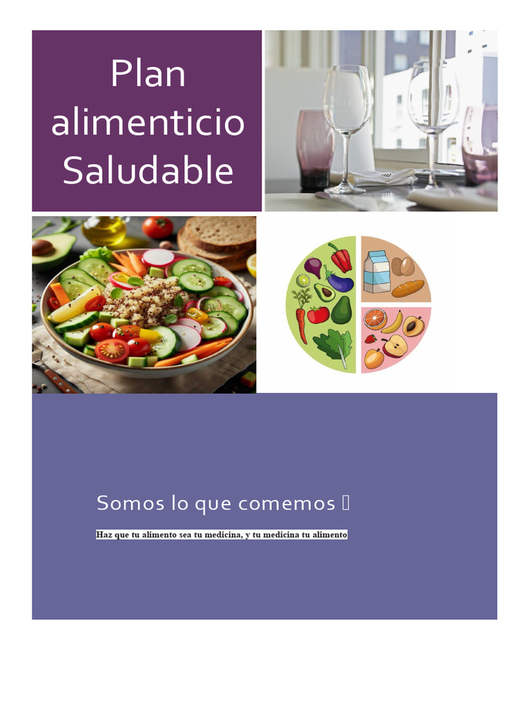 Plan Alimenticio | PDF | Alimentos | Panes