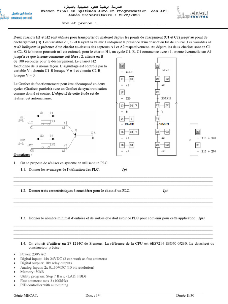 Examen API 2023 MECA | PDF | Informatique | Programmation informatique