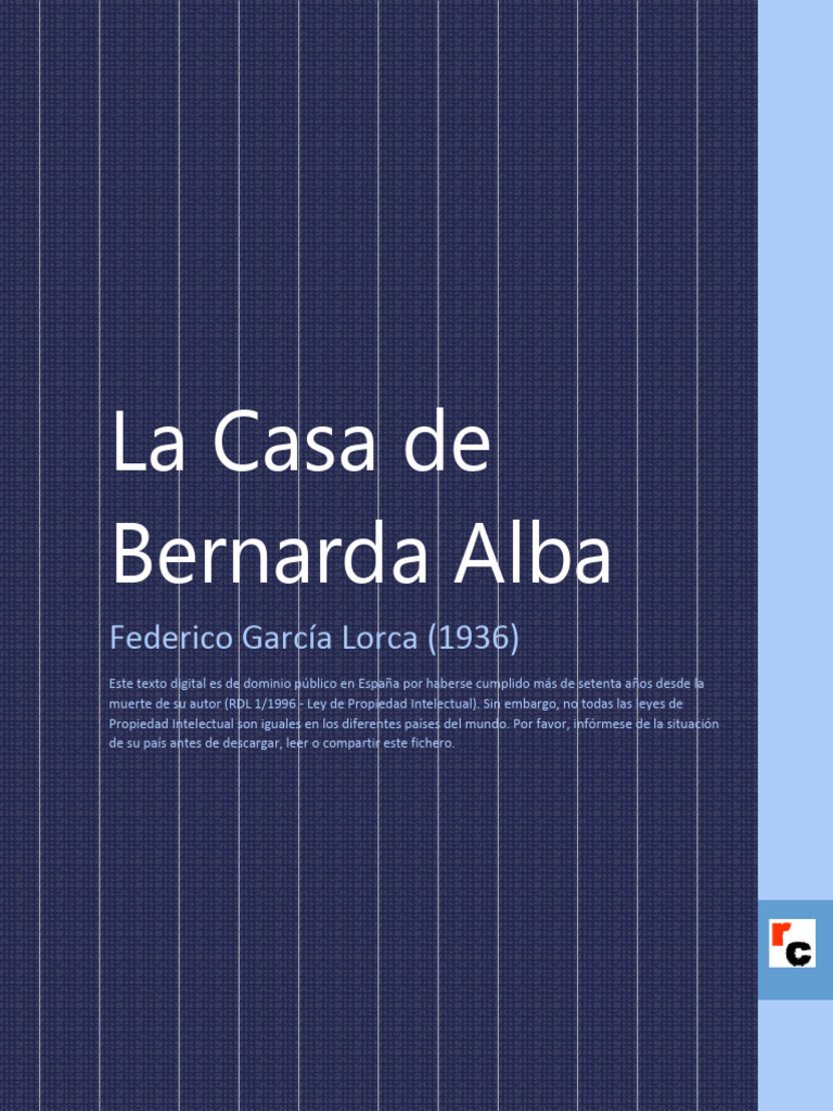 La Casa de Bernarda Alba | PDF | Federico García Lorca
