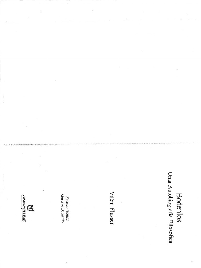 Flusser. Bodenlos | PDF