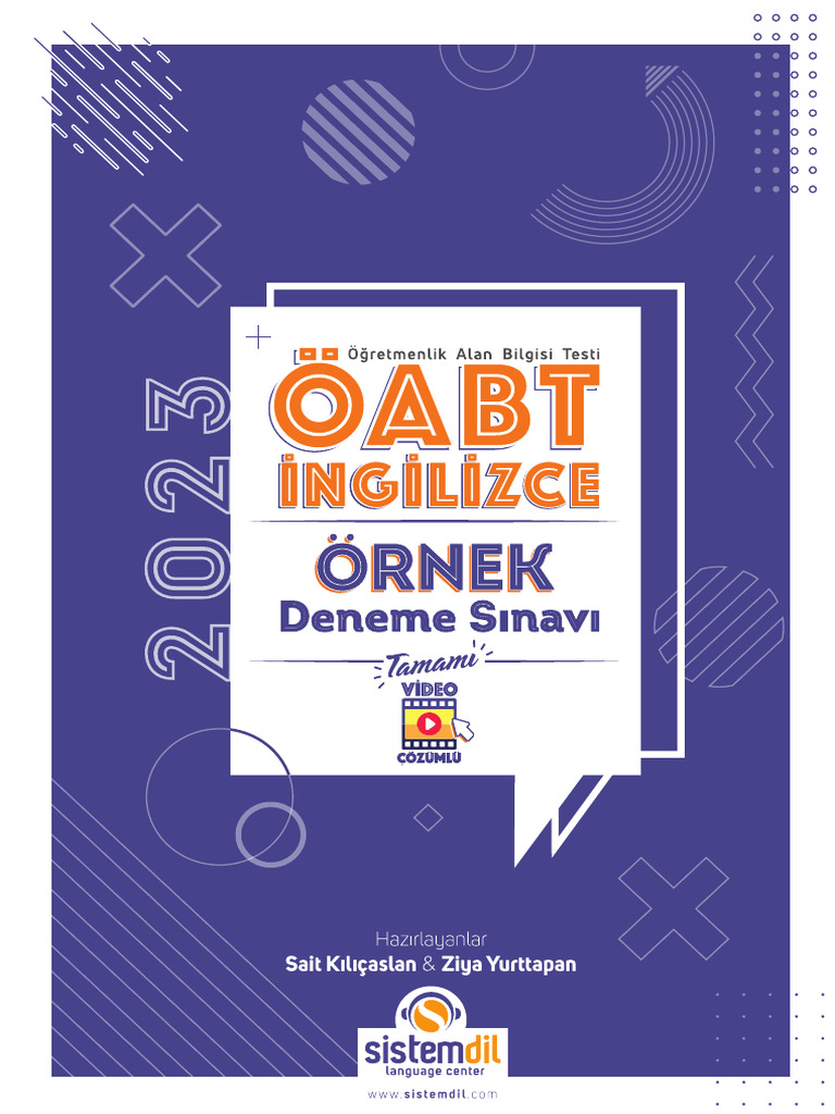 2023 Oabt Ingilizce Ornek Deneme Sinavi | PDF | Second Language ...