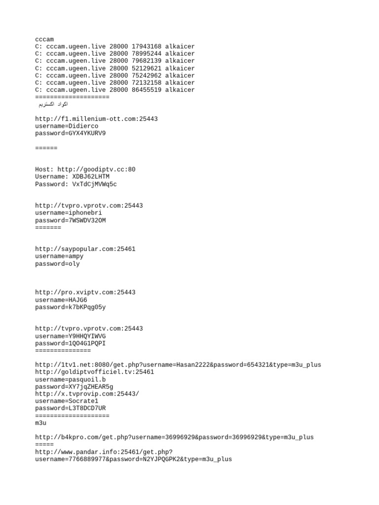 Cccam | PDF | Computers
