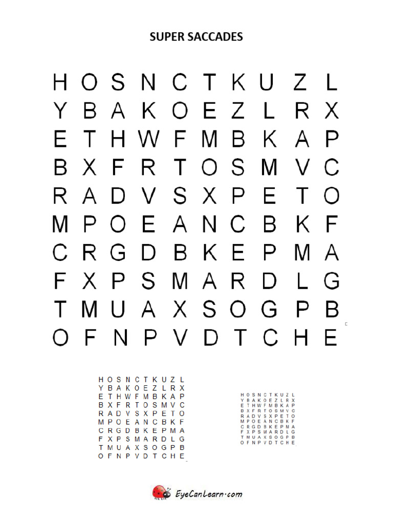 Super Saccades | PDF