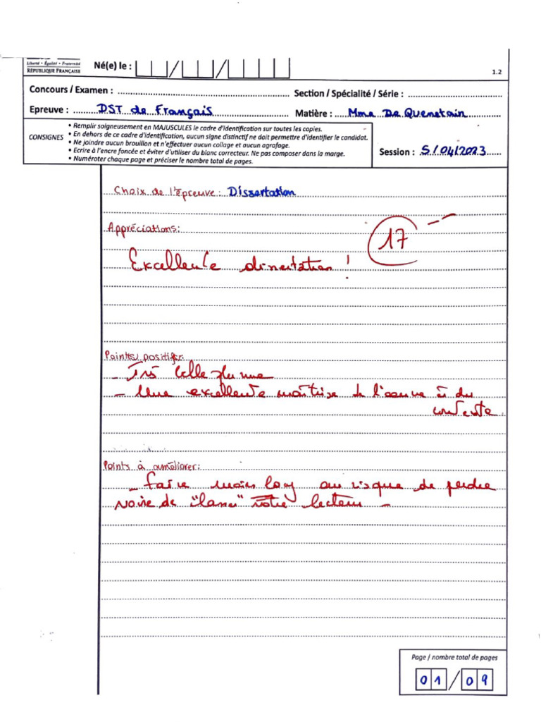 Modele Dissert Gouges T.D. | PDF