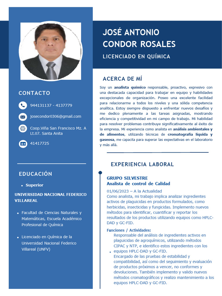 CV01 | PDF | Cromatografía de gases | Cromatografía