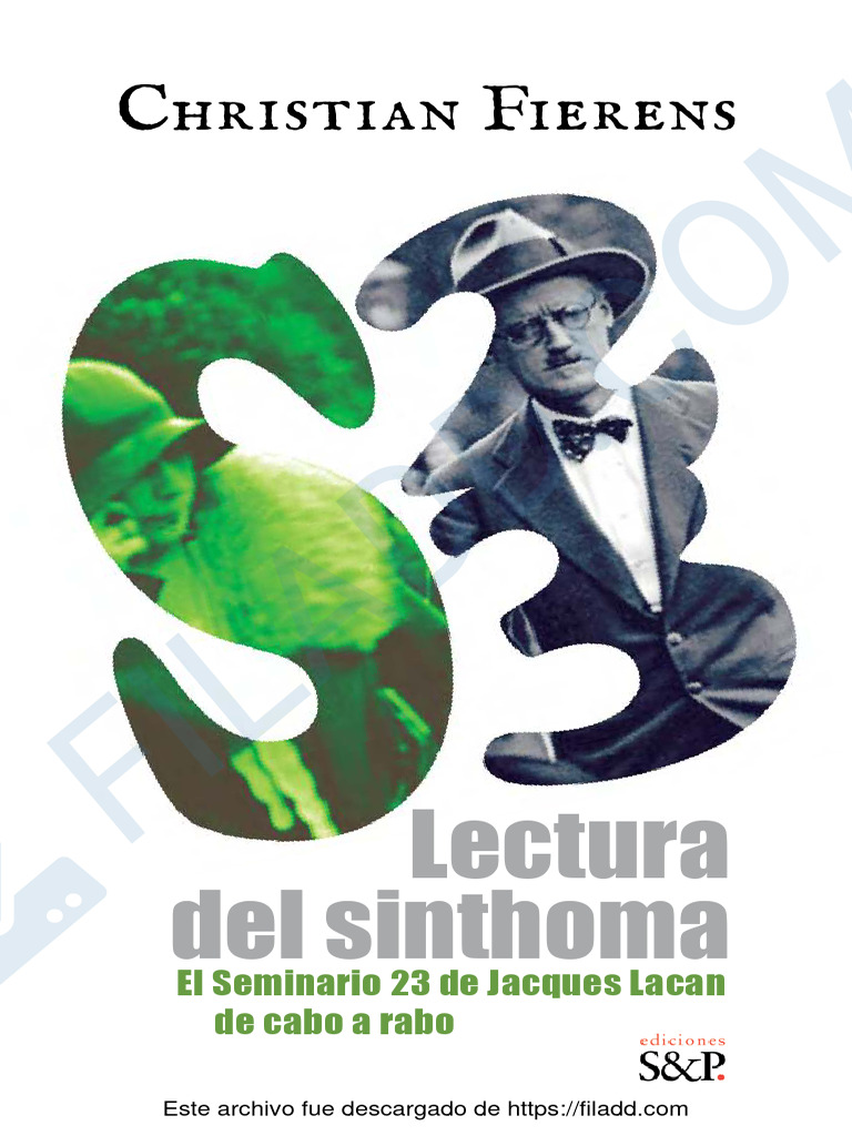 Fierens - Lectura Del Sinthome - Difundir | PDF | Jacques Lacan | James Joyce