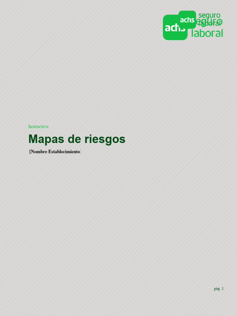 PISE_01_ITT_01 Mapas de riesgos v.02 | PDF | Mapa | Planificación