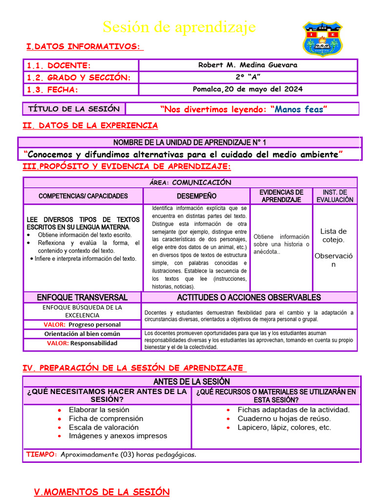 Manos Feas | PDF | Aprendizaje | Información