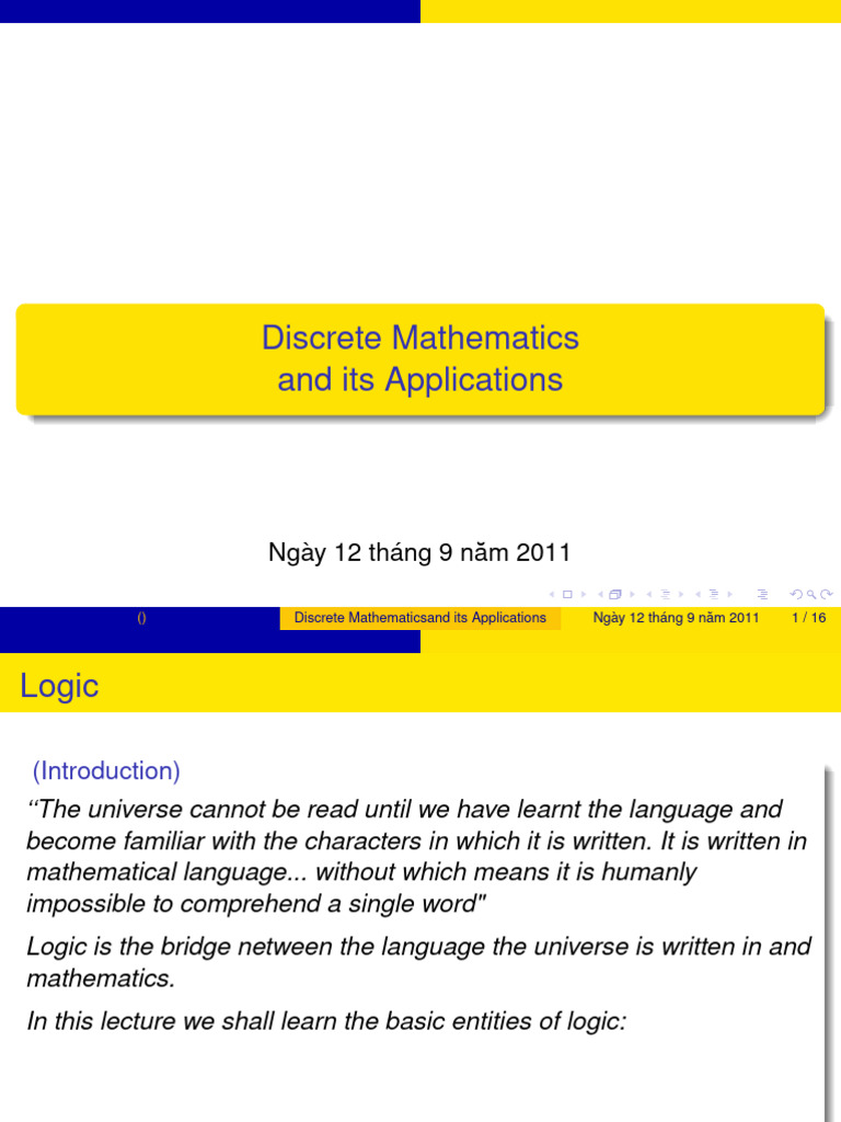 Discrete Mathematics and Its Application | PDF | Boolean Algebra ...
