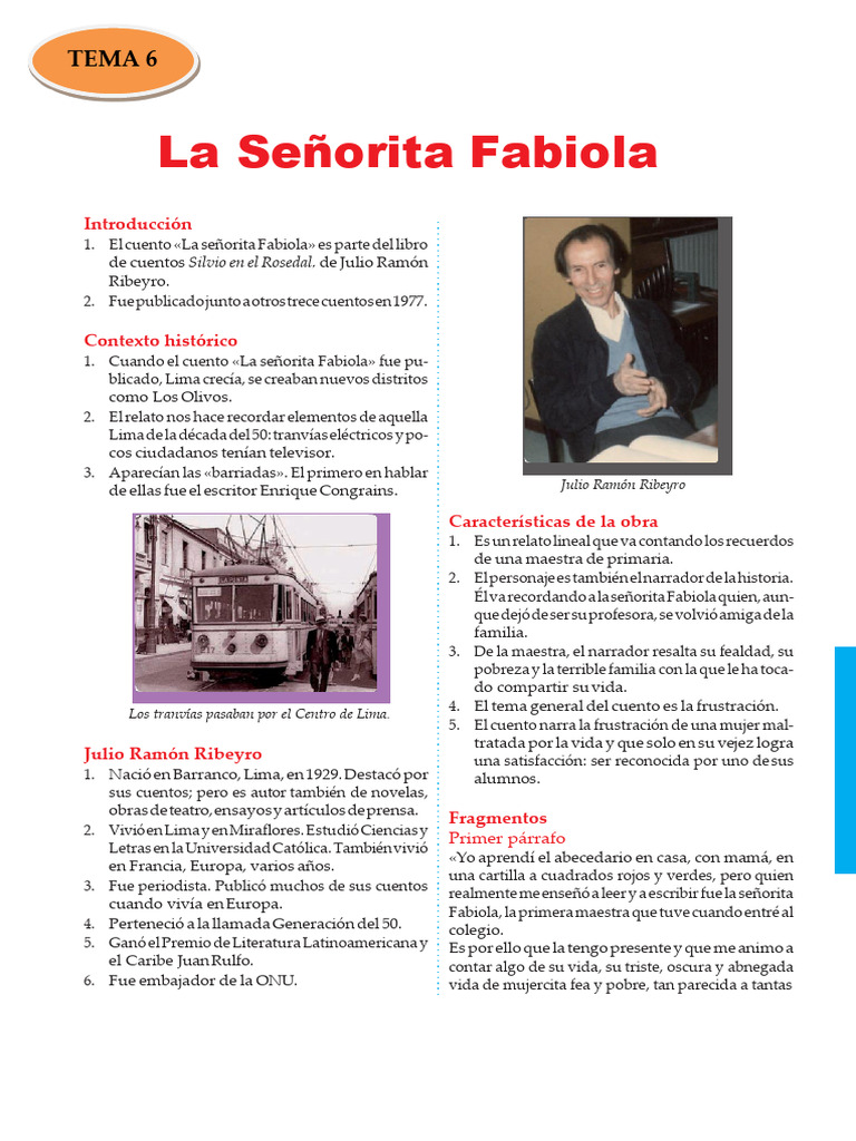 La Señorita Fabiola | PDF | Cuentos