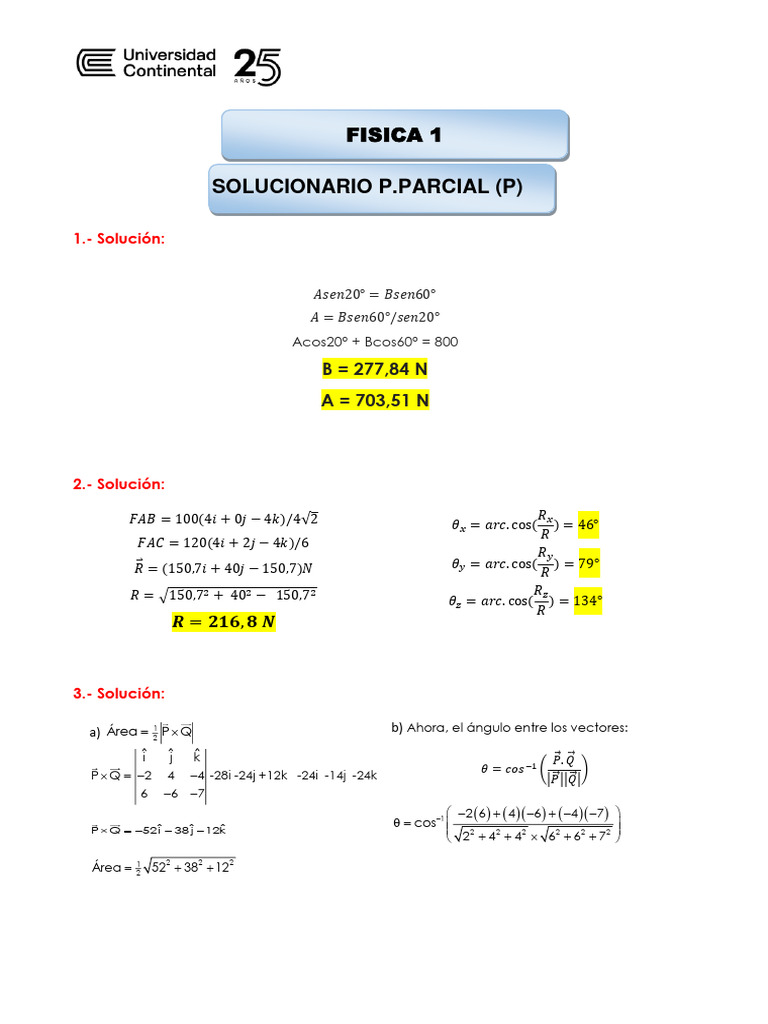 Solucion Prueba Parcial P | PDF