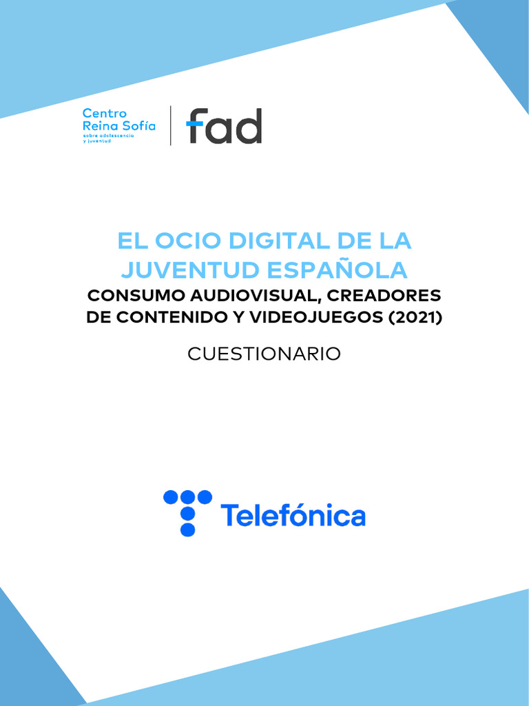 (P) 2021 Ocio Digital Juvenil Cuestionario | PDF | Videojuegos | Podcast