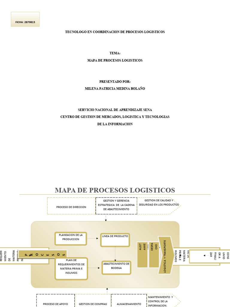 Mapa de Proceso Logistico | PDF | Logística | Business
