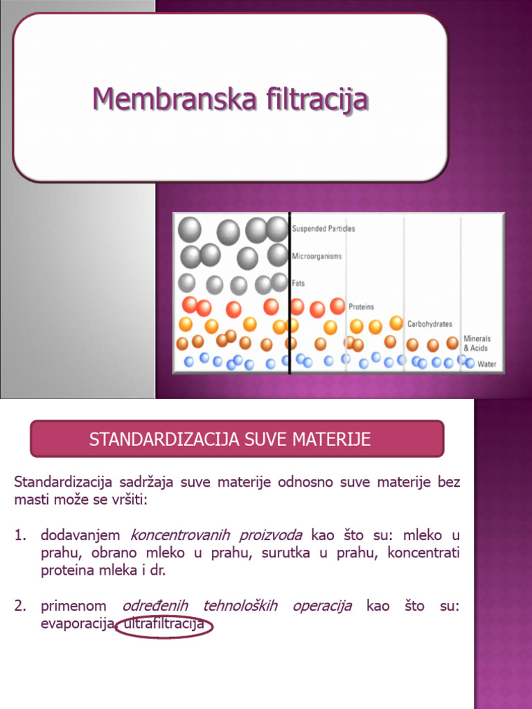 Membranska Filtracija | PDF