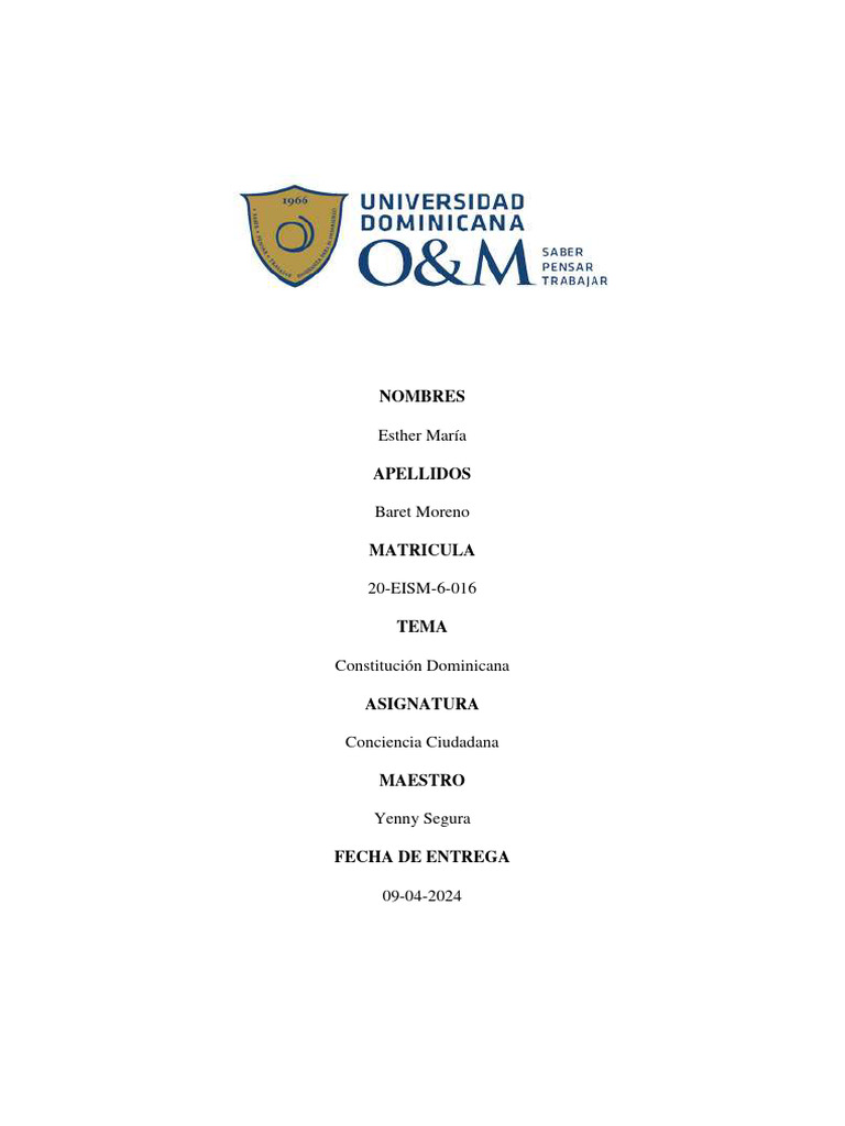 Constitucion Dominicana Descargar Gratis Pdf Constitución Ley