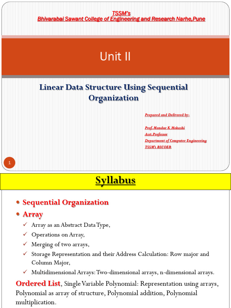 FDS_Unit II | PDF | Computer File | Computer Data Storage